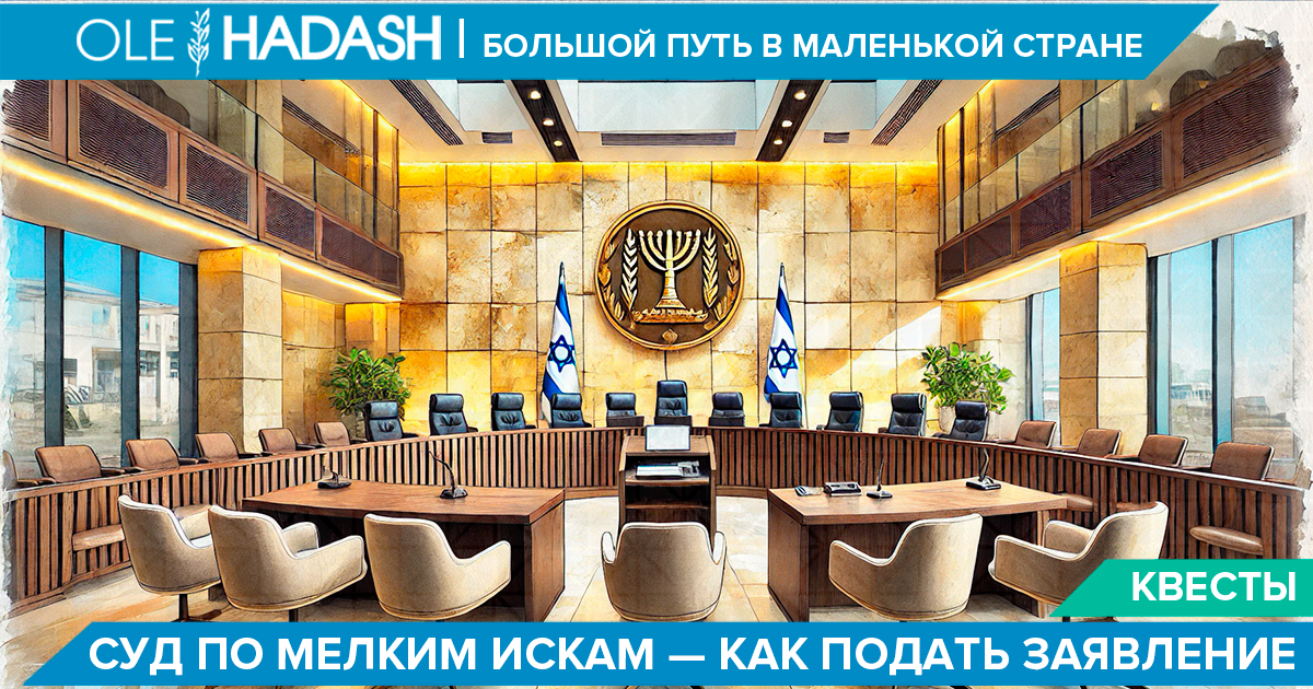 Суд по мелким искам — опыт подачи заявления от читателя | OLE HADASH
